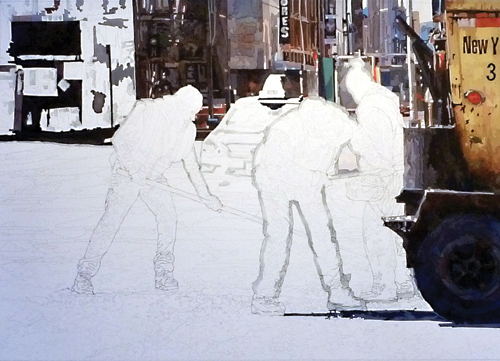 Watercolor Demonstration by Charles Henry Rouse